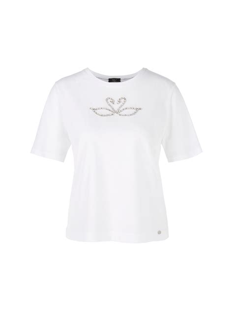 Marc Cain Футболка с вышивкой из бисера 429427929 Lavant Fashion онлайн бутик премиум