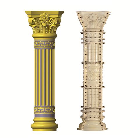 Moldes Para Columnas Romanas Precisa Para Una Configuración Perfecta Del Producto