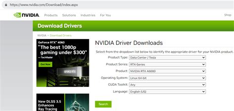 install nvidia drivers in linux