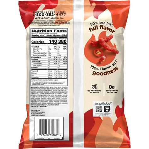 Baked Cheetos® Flamin Hot® Cheese Flavored Snacks Shop Now At