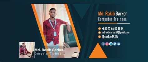Md Rakib Sarker On Linkedin Md Rakib Sarker Facebook Cover Design