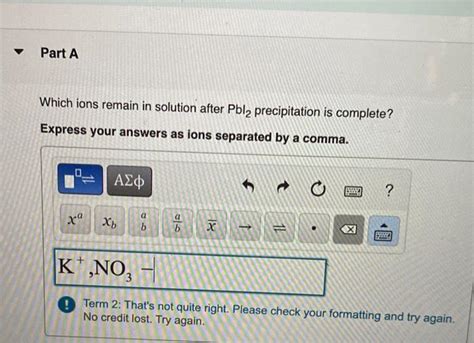 Solved Fecl2 Express Your Answers As Ions Separated By A