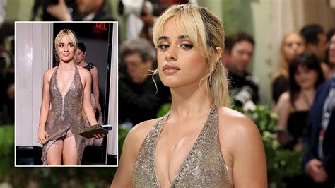 Camila Cabello Suffers Met Gala Wardrobe Malfunction Exposing