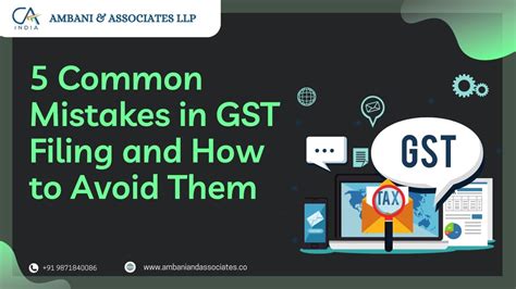 5 Common Mistakes In Gst Filing And How To Avoid Them