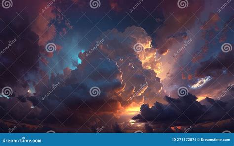 Ultra Wide Background Of Colorful Waveforms On A Black Background Of Digital Art Generative Ai