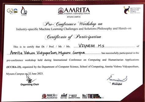 Vignesh M S On Linkedin Machinelearning Computing Learning Opportunity