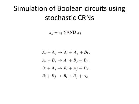 ppt computing with chemical reaction networks powerpoint presentation