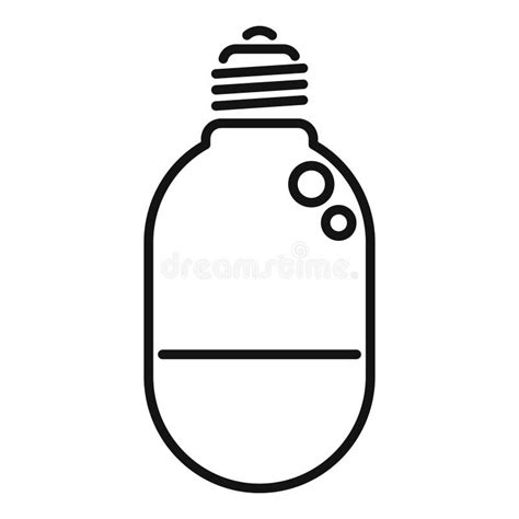 Light Bulb Icon Representing Innovation And Ideas Stock Vector