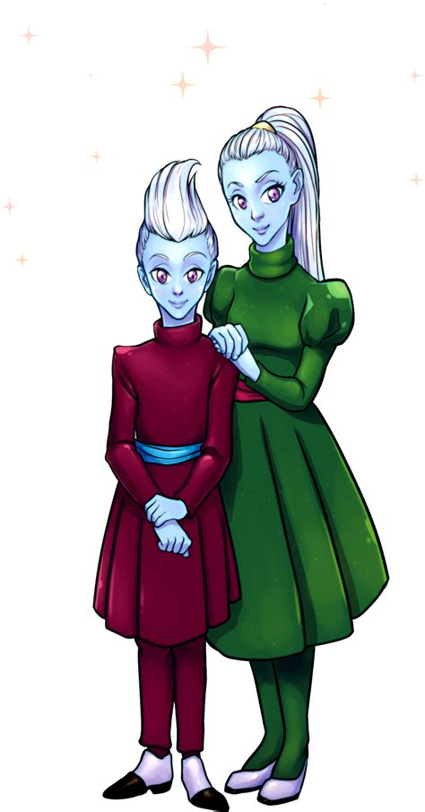 Young Space Sibilings Dragon Ball Super Whis And Vados Clipart