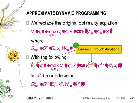 ppt learning in approximate dynamic programming for managing a multi