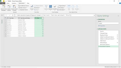 Power Query Conditional Column Splitting