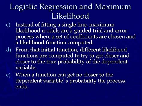 Ppt Logistic Regression Dichotomous Dependent Variables Powerpoint Presentation Id6817974