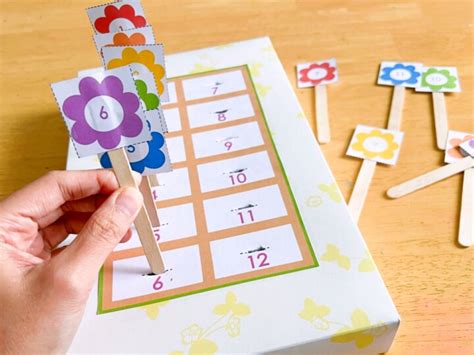 counting flowers activity for preschoolers happy tot shelf