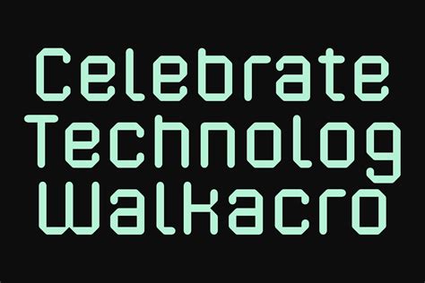 camcode techno decorative display font design cuts