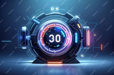 Premium Ai Image Abstract Futuristic Technology Background With