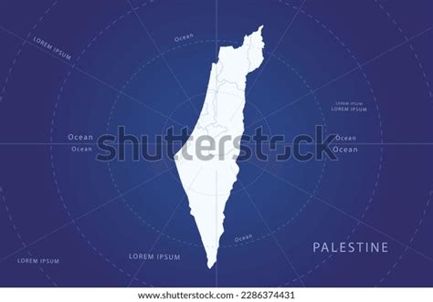 palestine world map with countries