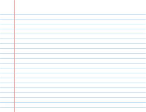 Lined Paper Powerpoint Template