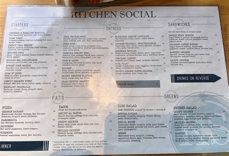 Kitchen Social Menu Latest Updated Menu