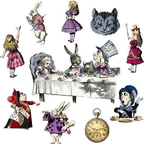 Traditional Alice In Wonderland Art