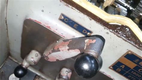 소형와시노선반이 기어소음이 나는 이유 Youtube