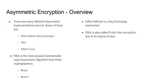 Cryptography Simplified Asymmetric Encryption Ppt