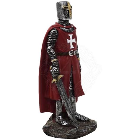 Set Of 6 Crusader Figures Painted In Red With White Crosses Outfit4events Set Of 6 Crusader Figures Painted In Red With White Crosses Outfit4events