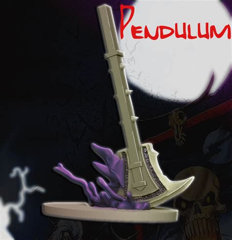 Archivo Stl Endless Pendulum Swinging Fantasy Spell Supported 🪓 Obj・plan Imprimible En 3d Para