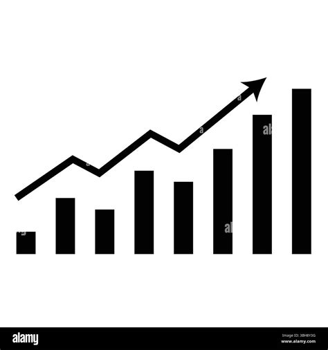 Vertical Bars Showing Growth Path Stock Vector Image And Art Alamy