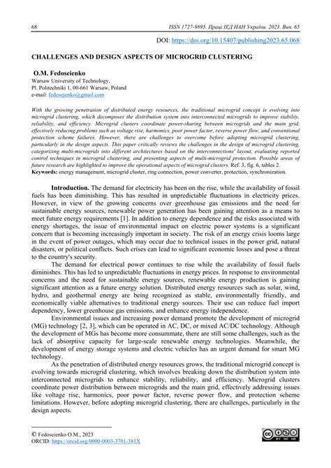 pdf challenges and design aspects of microgrid clustering