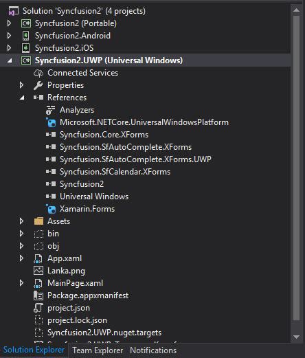 Cannot Deserialize Xbf Metadata Type List As Sftextboxext Was Not Found In Namespace Syncfusion