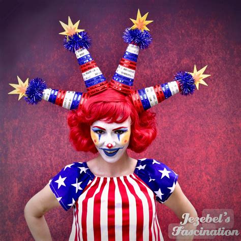 4th Of July Headdress American Clown Carnival Costume Headband Fourth