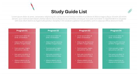 Study Guide List Powerpoint Template Slidekit