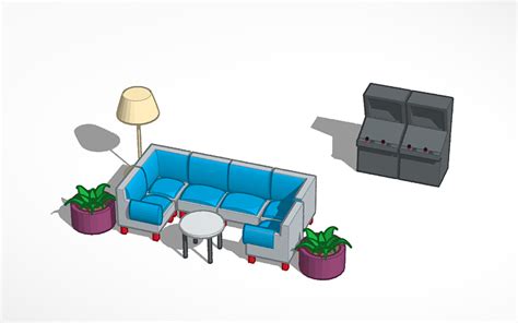 3d Design Game Room Tinkercad