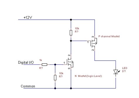 Control RGB LEDS Common Cathode With A Mosfet Or A Transistor General Electronics Arduino