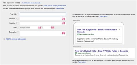 AdWords Expanded Text Ads AdWords Facebook Ad Management Green Arrow Digital