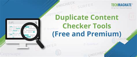 Top 11 Duplicate Content Checker Tools Free Premium
