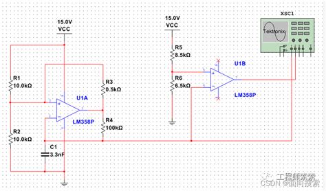 一篇文章教你使用运放实现三角波、方波（详细电路分析）multisim仿真 Csdn博客