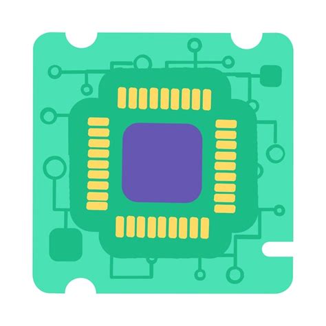 Premium Vector Separation Of Microprocessor Electronic Board Electronic Home Devices Devices