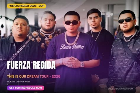 Fuerza Regida 2026 Tour Where To Buy This Is Our Dream Tour Tickets