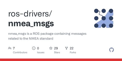 GitHub Ros Drivers Nmea Msgs Nmea Msgs Is A ROS Package Containing Messages Related To The