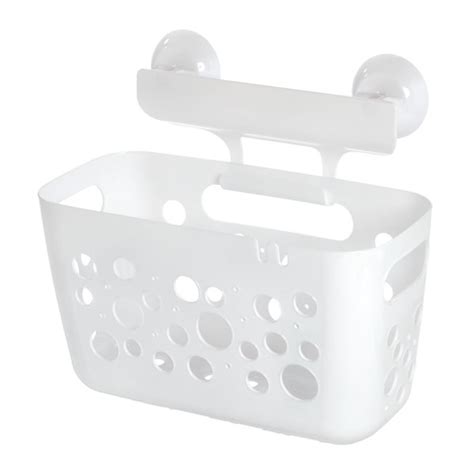 Idesign Bubbles Basket The Perfect Tub Organizer For Joyful Splashes White Bpa Free Plastic