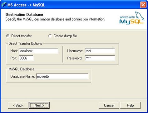 Access To Mysql T L Charger