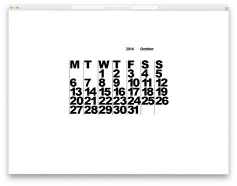 Best CSS Calendar Examples For Your Website Or App