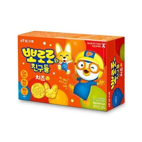 뽀로로쿠키 치즈 65g 어린이간식 먹거리 주전부리 간 홈플러스 택배배송