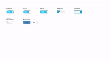 bootstrap toggle switches webartdeveloper