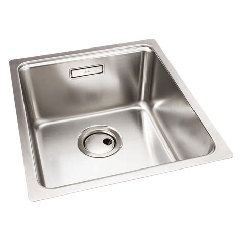 Abode System Sync Single Bowl Kitchen Sink In Stainless Steel The Tap