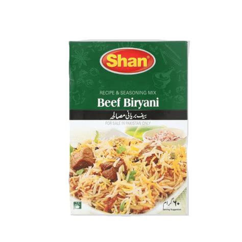 Shan Beef Biryani Masala 55g Kk Mart