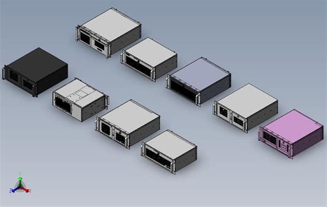 9款研华4u上架式机箱汇总 Solidworks 2017 模型图纸免费下载 懒石网