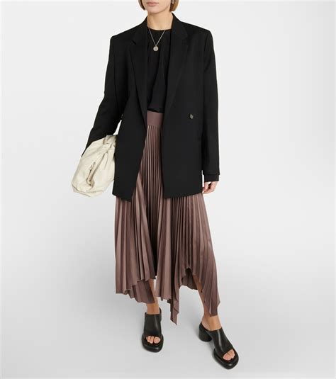 Joseph Ade Plissé Midi Skirt Joseph