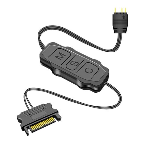 ARGB-Controller-Cable-SATA-To-5V-3-Pin-Controller-HUB-Adapter ...